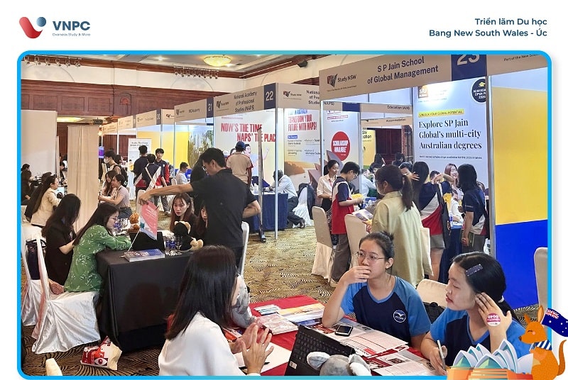 VNPC đồng hành cùng các trường tại Triển lãm du học bang New South ...